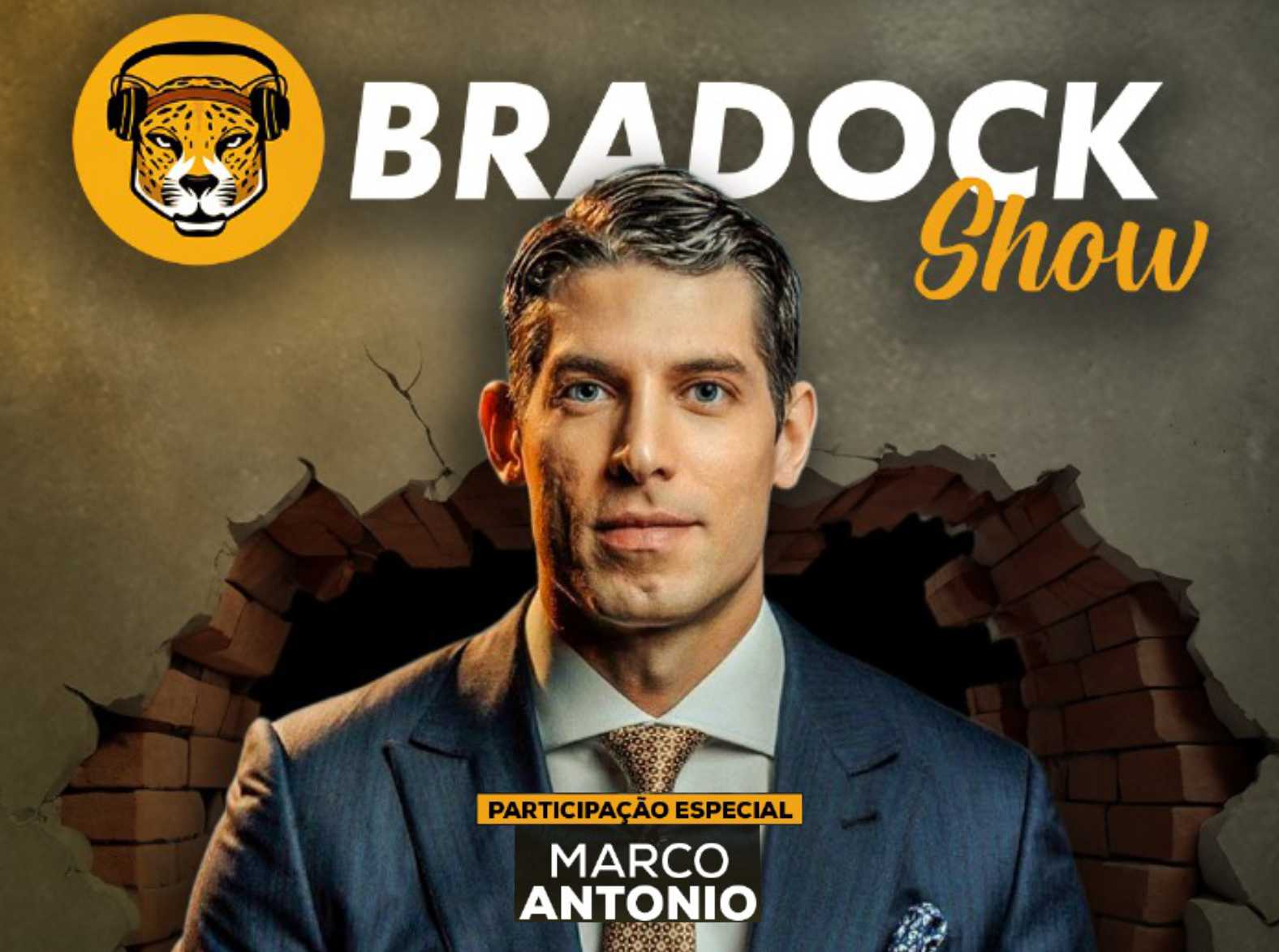 Hoje, Serrão recebe Marco Antônio Costa no Bradock Show
